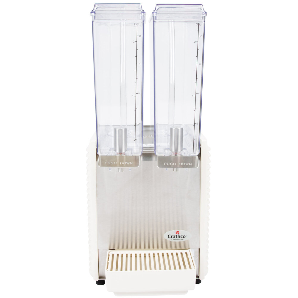 Crathco Mini-Twin E-294 Classic Bubbler Series Double 2.4 Gallon Bowl ...