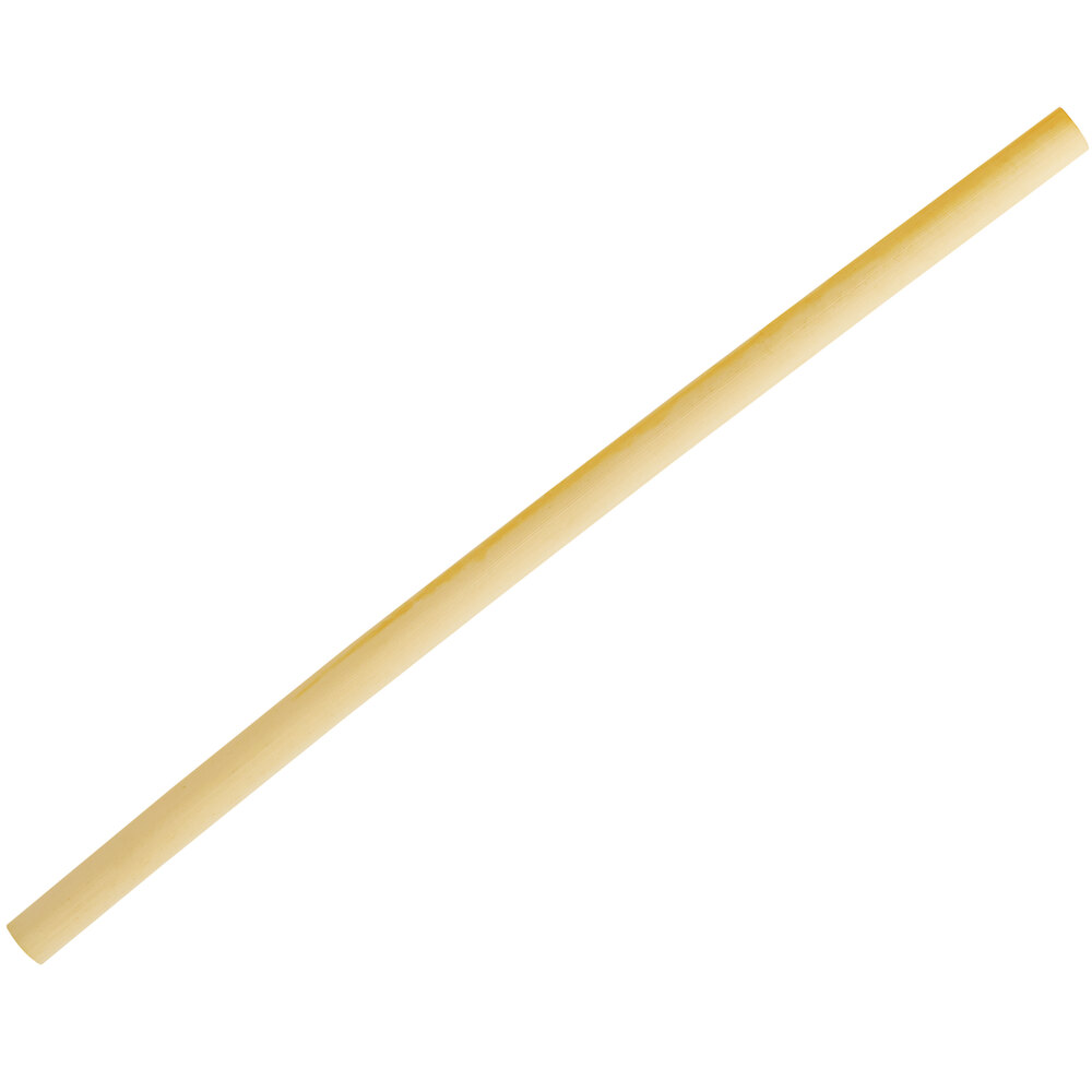HAY! Straws 8" Giant Natural Wheat Compostable Straw - 1,500/Case