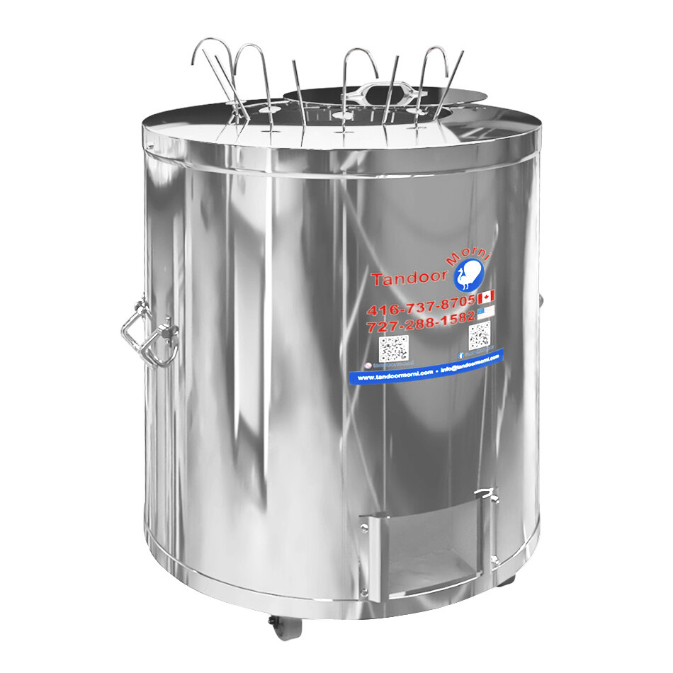 Tandoor Morni CS-01 24" x 24" x 37" Stainless Steel Clay Catering ...