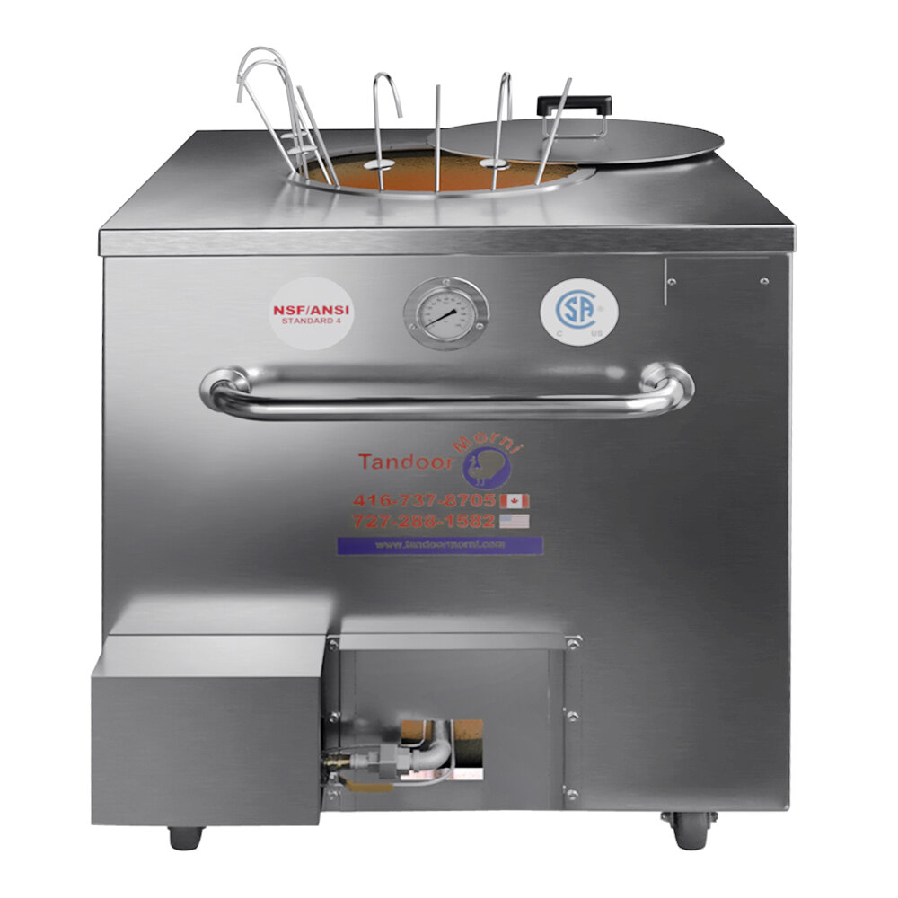 Tandoor Morni CS-02 24" x 24" x 37" Stainless Steel Clay Catering ...