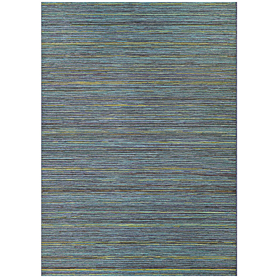 Couristan Cape Hinsdale 2' 3" x 11' 9" Teal / Cobalt Runner Rug