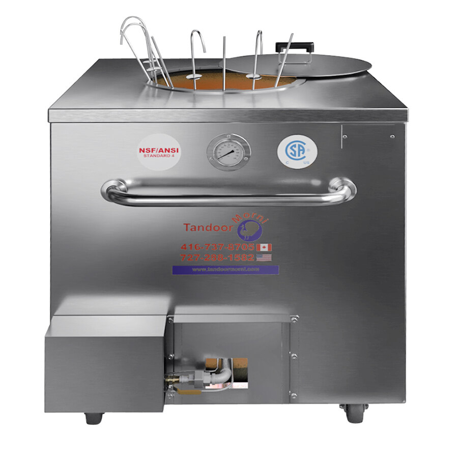 Tandoor Morni T-06 36" x 36" x 37" CSA / NSF Stainless Steel Clay ...