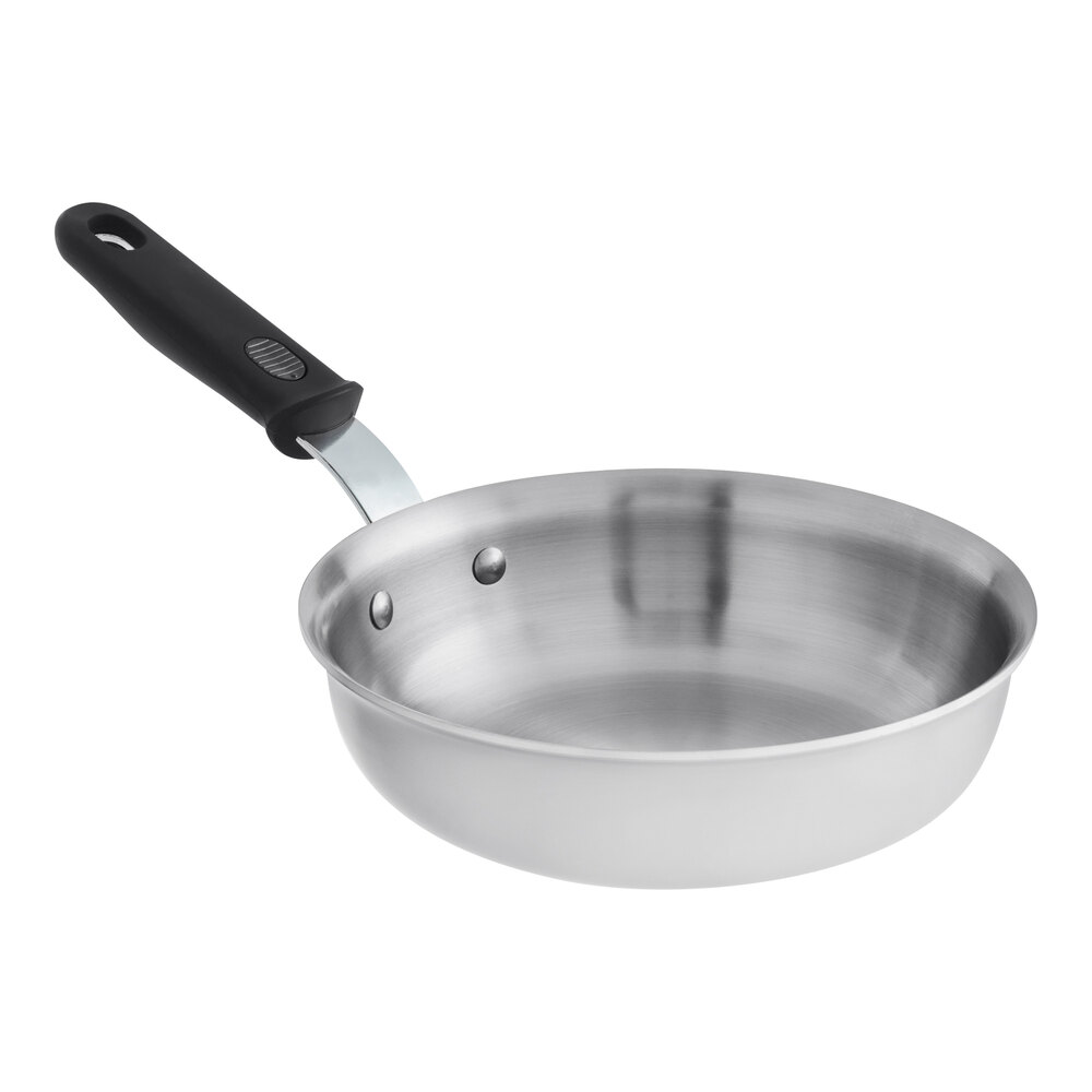 Vollrath Tribute 2 Qt. Tri-Ply Stainless Steel Saucier Pan with Black ...