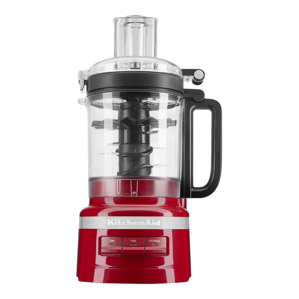 KitchenAid KFP0921ER Empire Red 9-Cup Food Processor - 120V