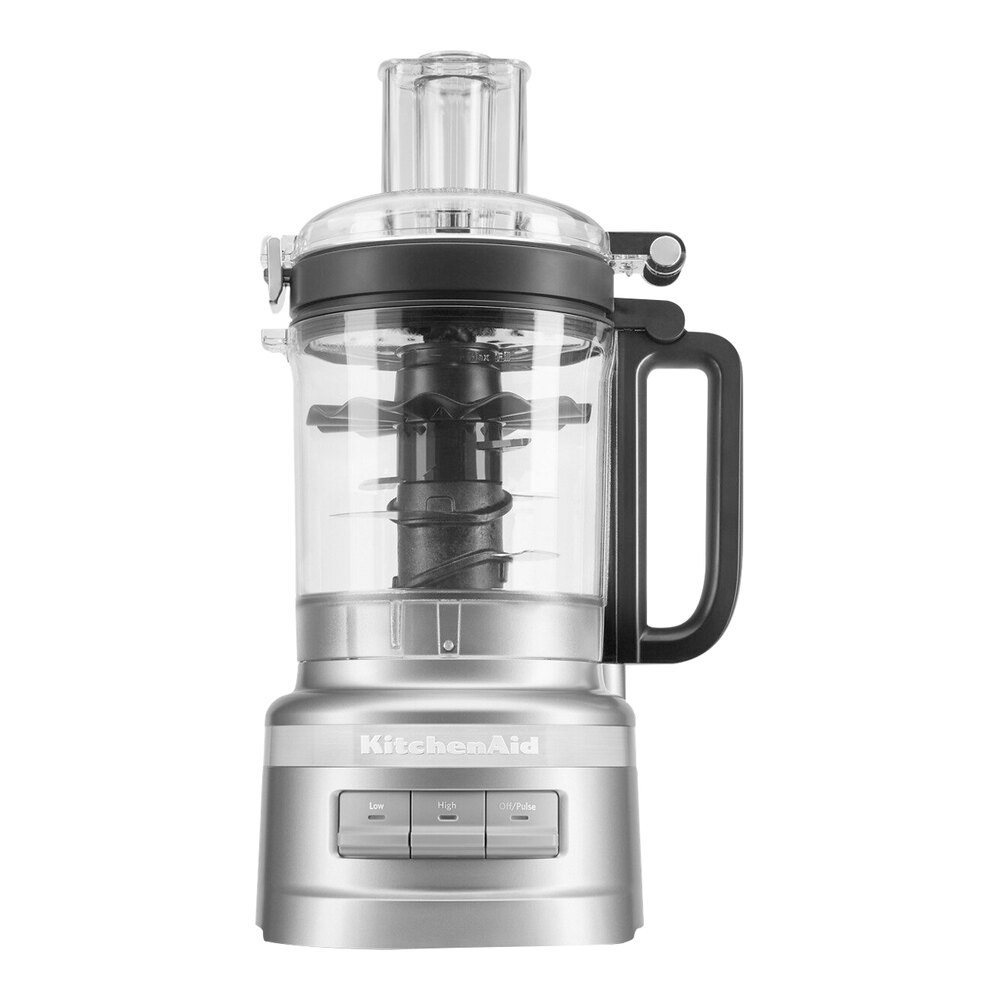 KitchenAid KFP0921CU Contour Silver 9-Cup Food Processor - 120V