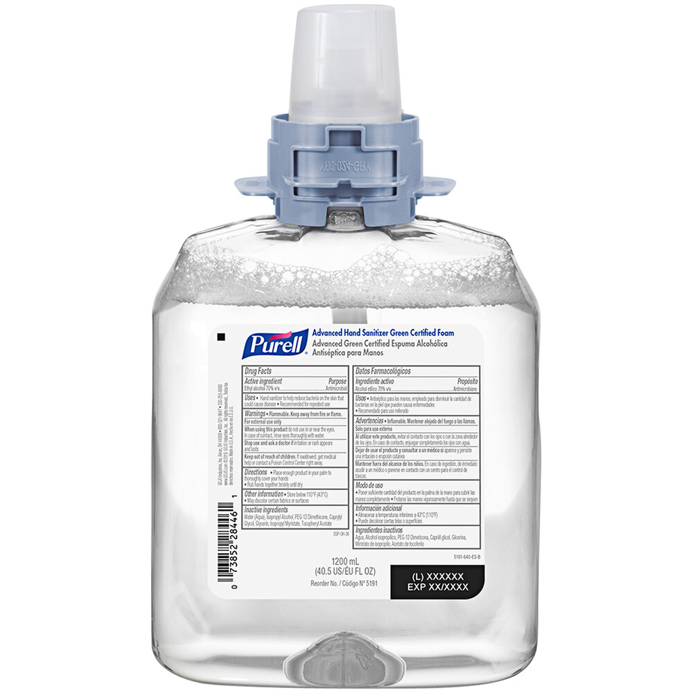 PURELL® Advanced 5191-04 FMX-12 / CS4 1200 mL Green-Certified Foaming ...