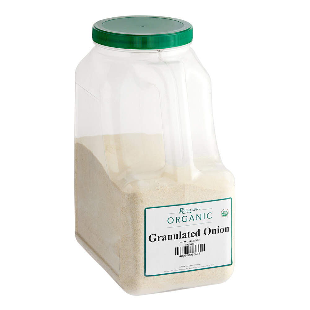 Regal Organic Granulated Onion 5 lb.