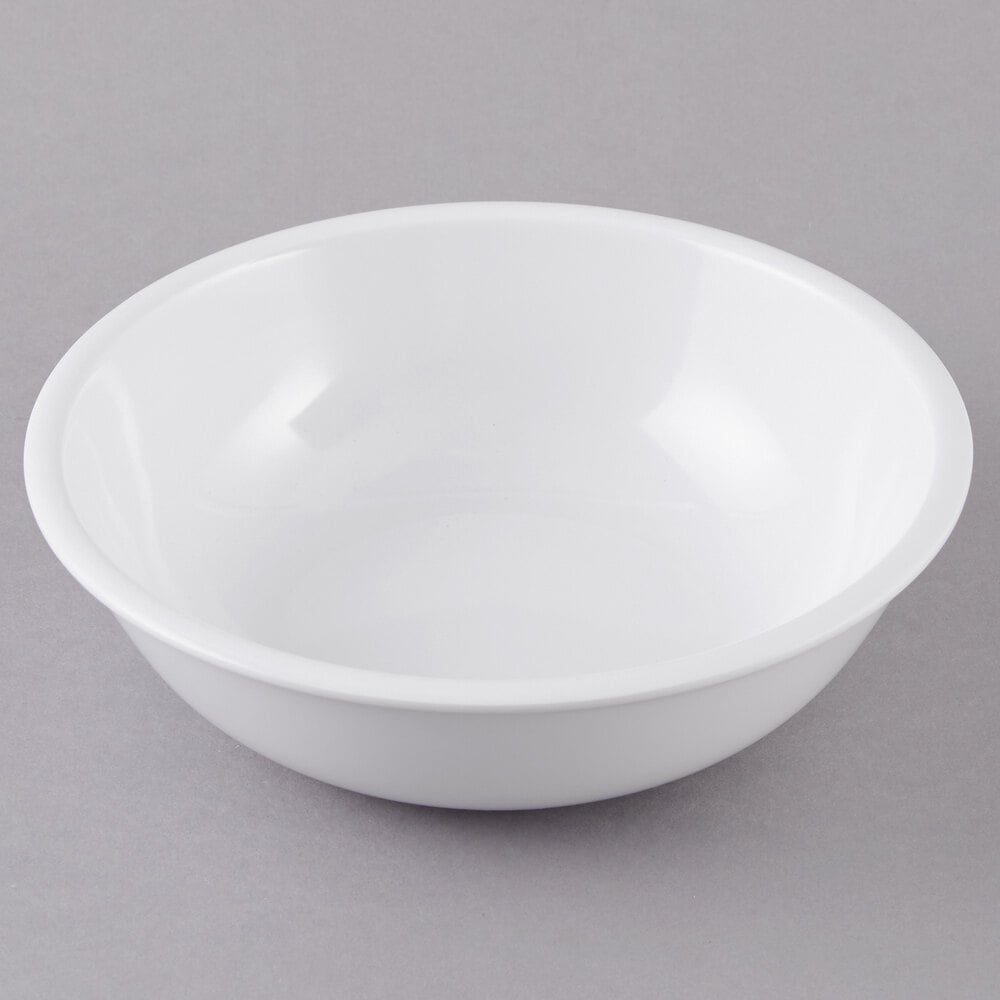 Carlisle 593302 Epicure 32 oz. White Melamine Bowl - 24/Case