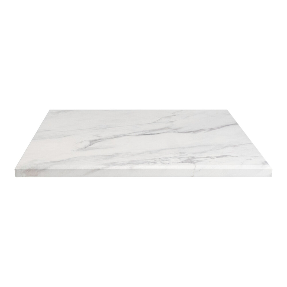 Perfect Tables 42" x 42" Indoor Square Florence Faux Marble Table Top
