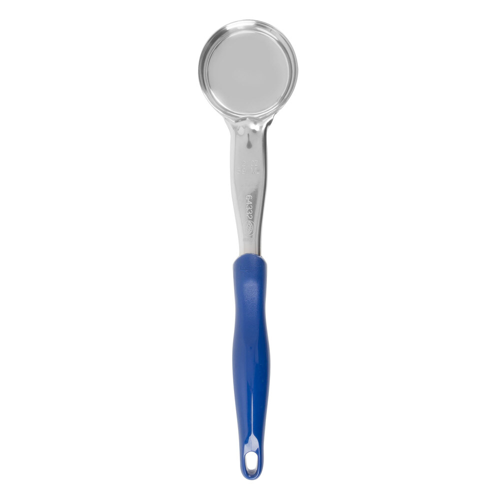 Vollrath 6433230 Jacob's Pride 2 oz. Blue Solid Round Spoodle® Portion ...