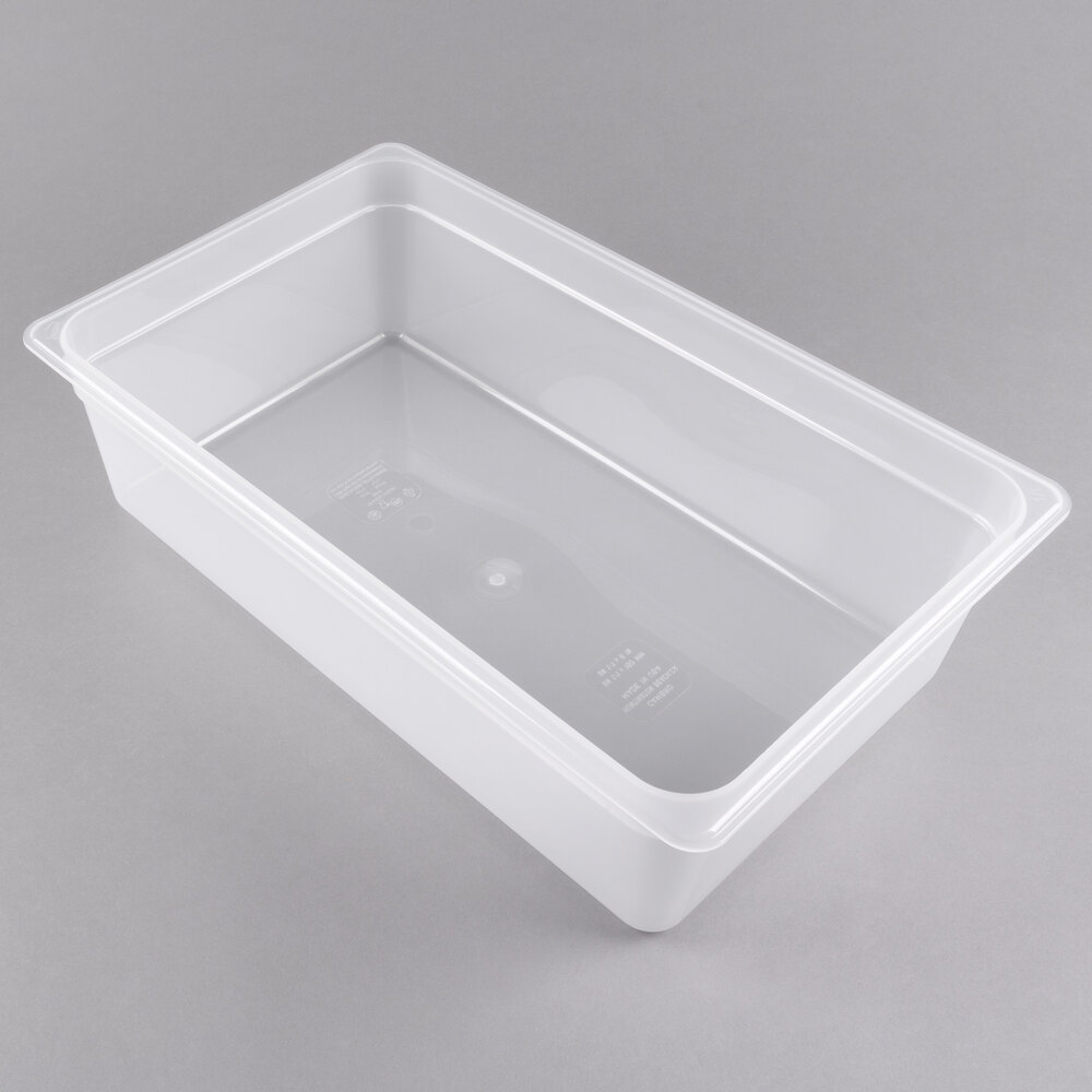 Cambro 16PP190 Full Size Translucent Polypropylene Food Pan - 6" Deep