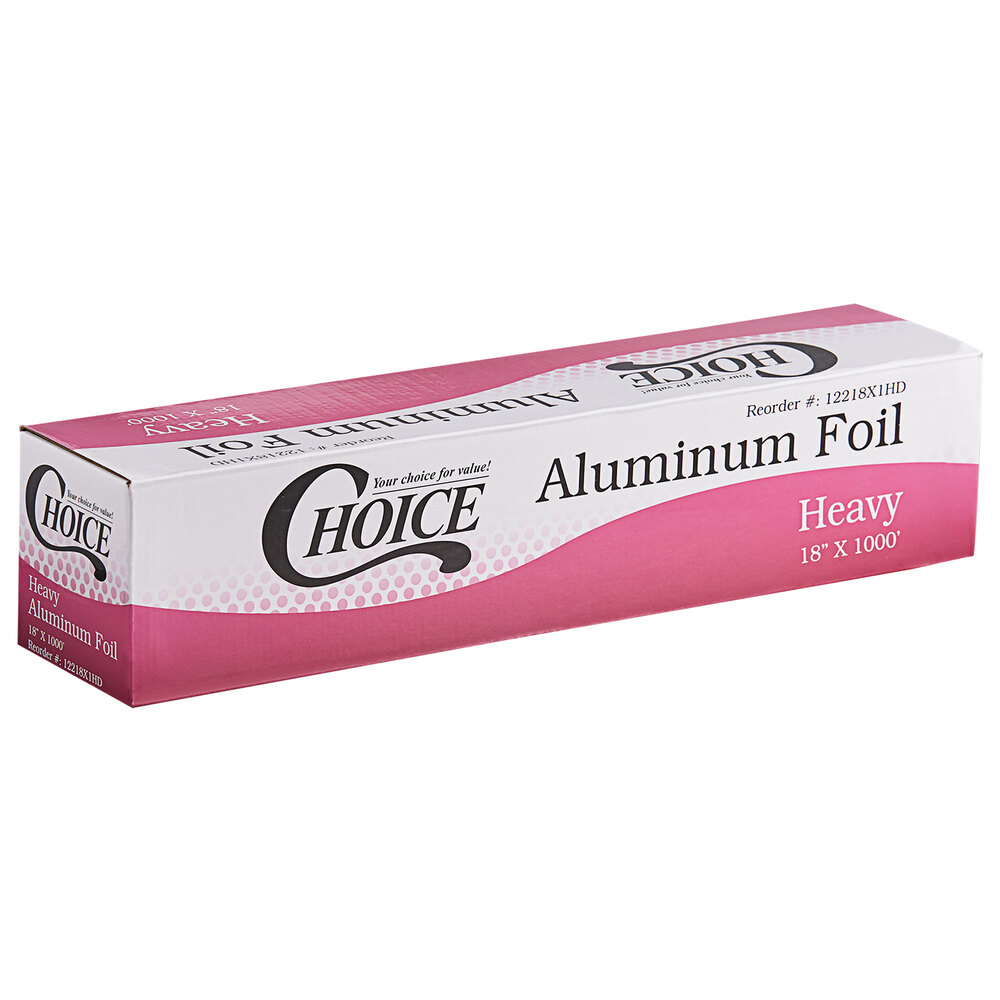 Choice 18 X 1000 Food Service Heavy Duty Aluminum Foil Roll choice-18-x-1000-food-service-heavy-duty-aluminum-foil-roll