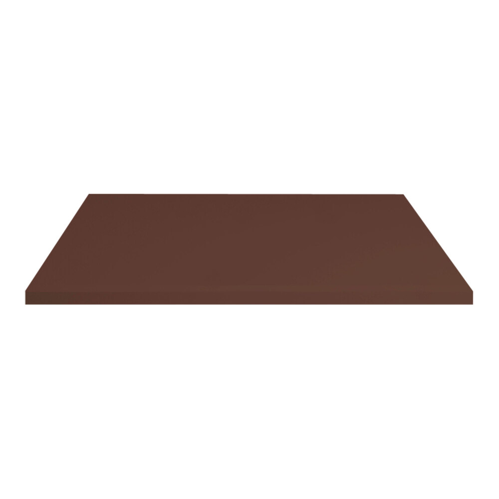 Perfect Tables 36" x 36" Outdoor Square Smooth Arizona Brown Table Top