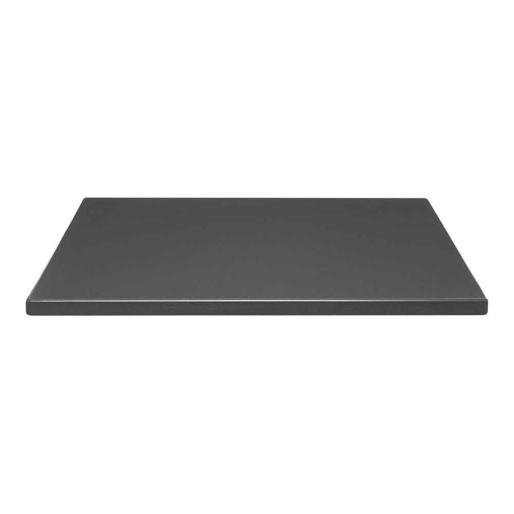Perfect Tables 30" x 60" Indoor Smooth Graphite Nebula Table Top