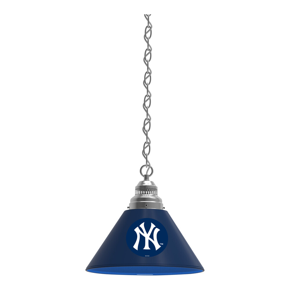 Holland Bar Stool New York Yankees Logo Pendant Light with Chrome ...