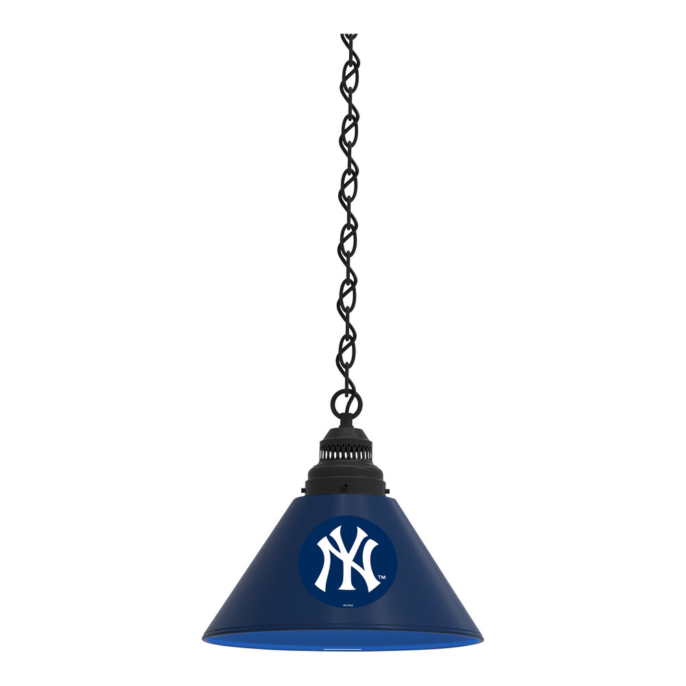 Holland Bar Stool New York Yankees Logo Pendant Light with Black Finish ...