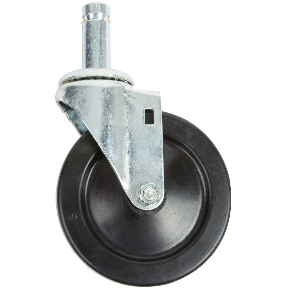 Metro 5MX 5" MetroMax iQ Resilient Swivel Stem Caster