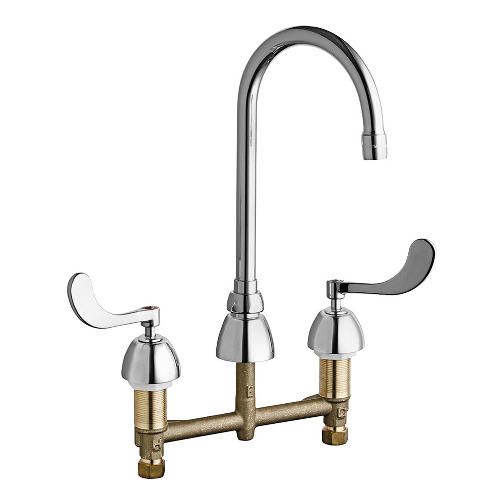 Chicago Faucets 786-E26-5ABCP 1.0 GPM Deck-Mounted Faucet with 5 1/4 ...