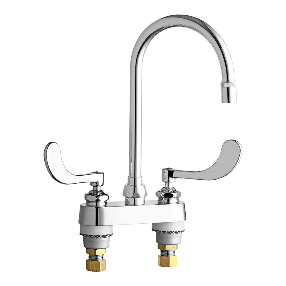 Chicago Faucets 895-317GN2AE29ABCP 2.2 GPM Deck-Mounted Faucet with 4 ...