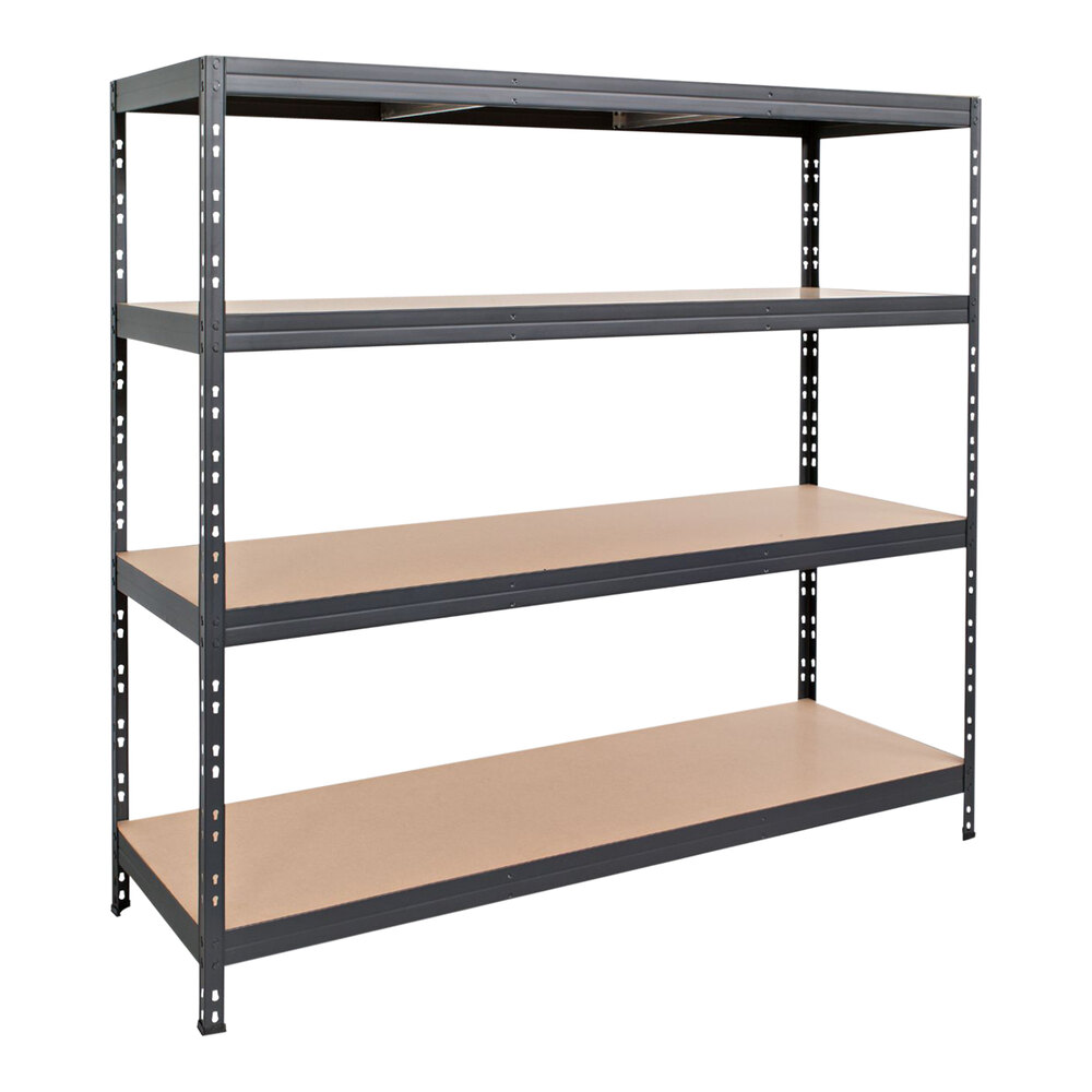 AR Shelving Garage Series 18" x 59" x 71" 4-Shelf Boltless Rivet ...