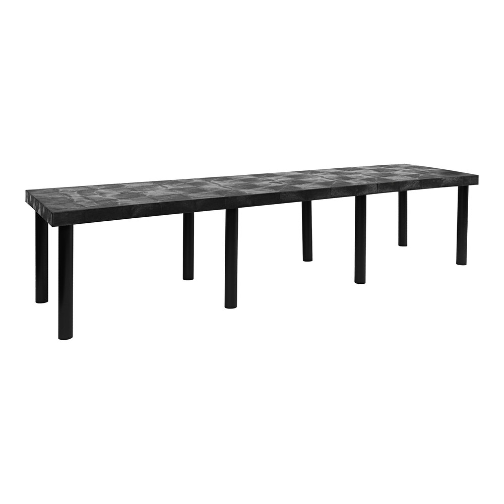 SPC Retail BMS962401S Benchmaster 96" x 24" x 24" Black Plastic Solid ...