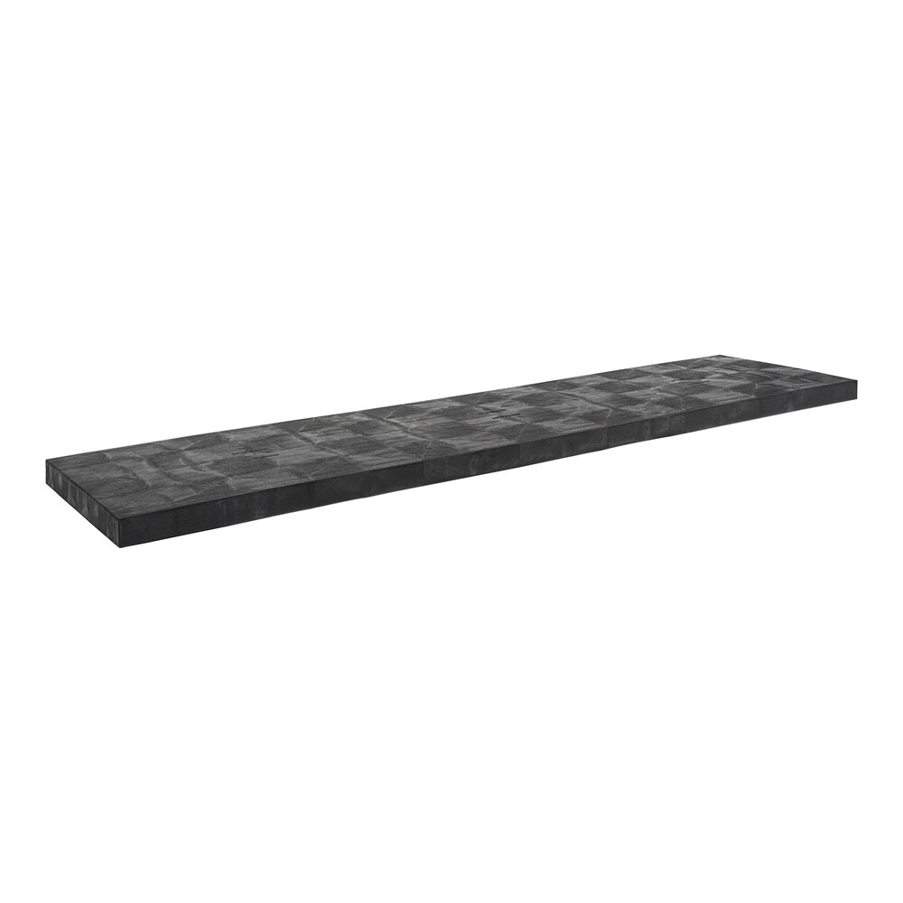 SPC Retail BMS960324 Benchmaster 96" x 24" Black Plastic Solid Top ...