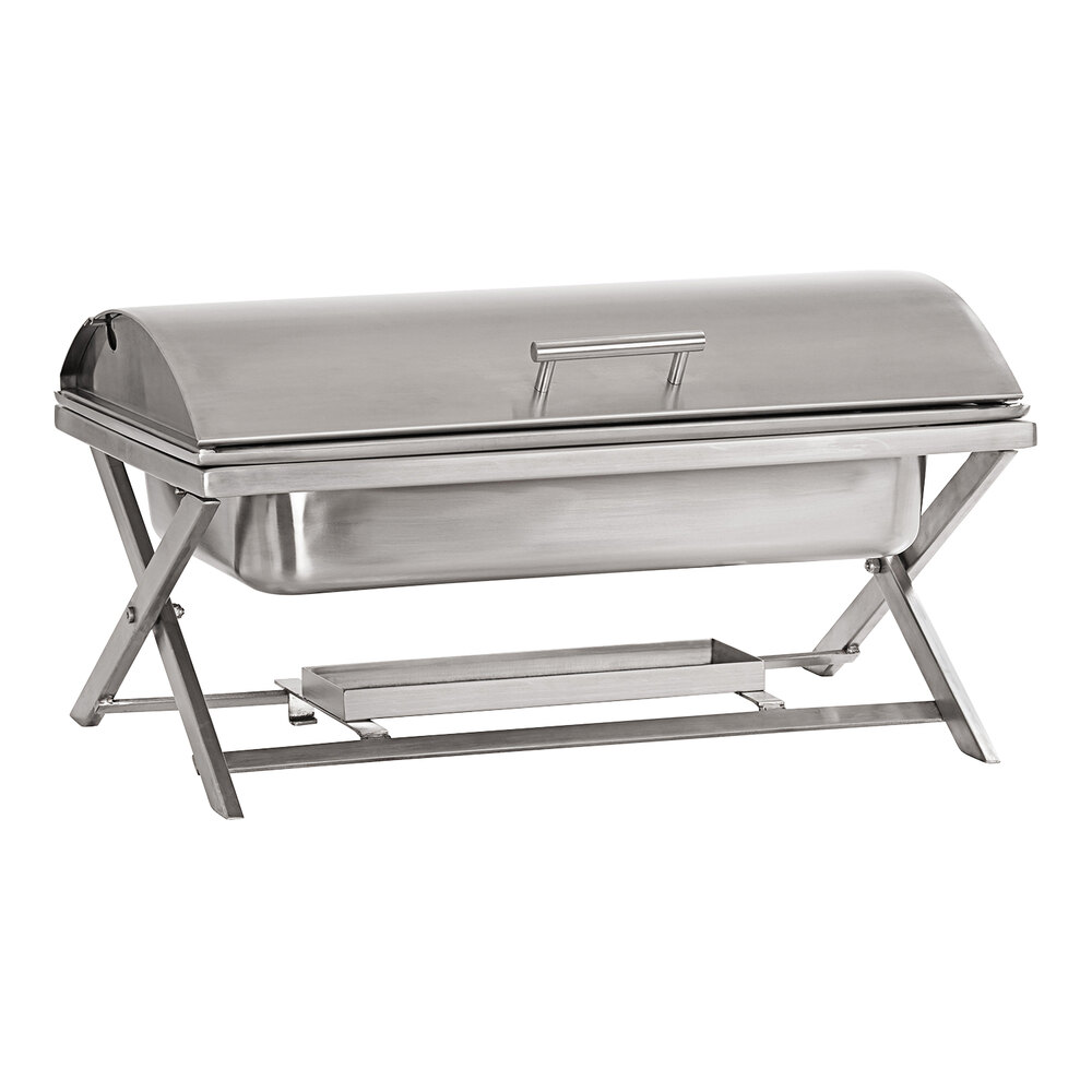 Cal-Mil 23" x 14" x 13" Full Size Stainless Steel Collapsible Chafer ...