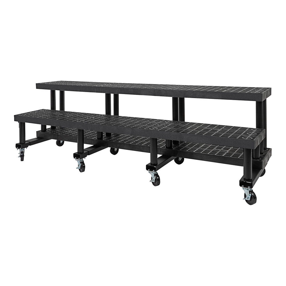 SPC Retail SC962402W Benchmaster 96" x 28" x 24" Black Heavy-Duty ...