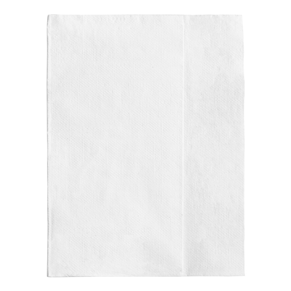 Dixie White 1-Ply Full Fold Paper Napkin - 7,200/Case