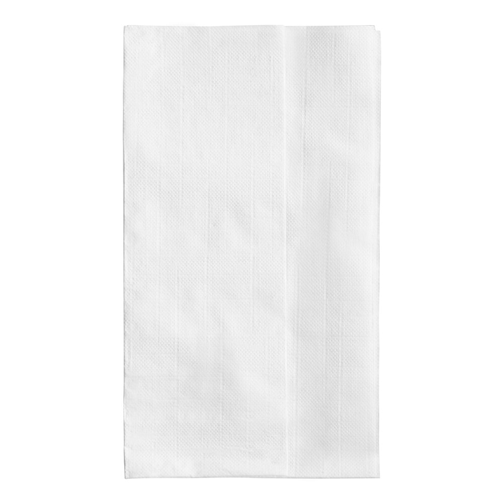 Dixie White 1-Ply Mini Fold Paper Napkin - 6,000/Case