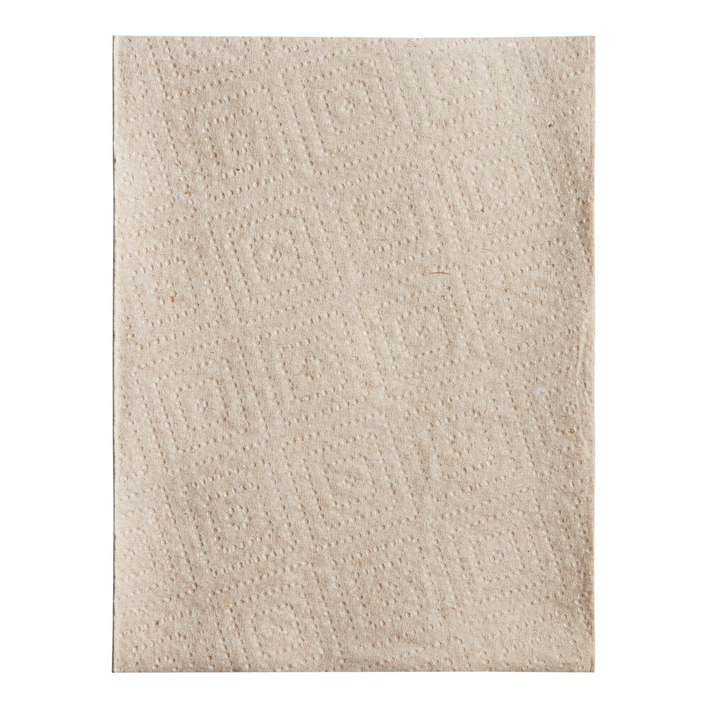 Dixie Ultra Brown Eco-Print 2-Ply Interfold Paper Napkin - 6,000/Case