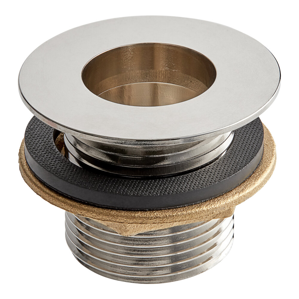 Assure Parts 1" NPS Nickel-Plated Brass Drain for 1 3/8" Sink Opening ...