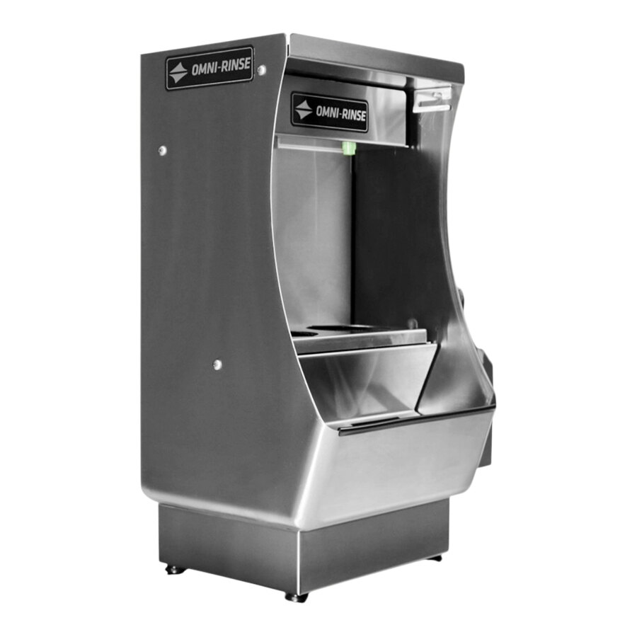 Omni-Rinse BTRS1-TB1 Auto-Rinse Stainless Steel Bar Tool Rinse Station ...