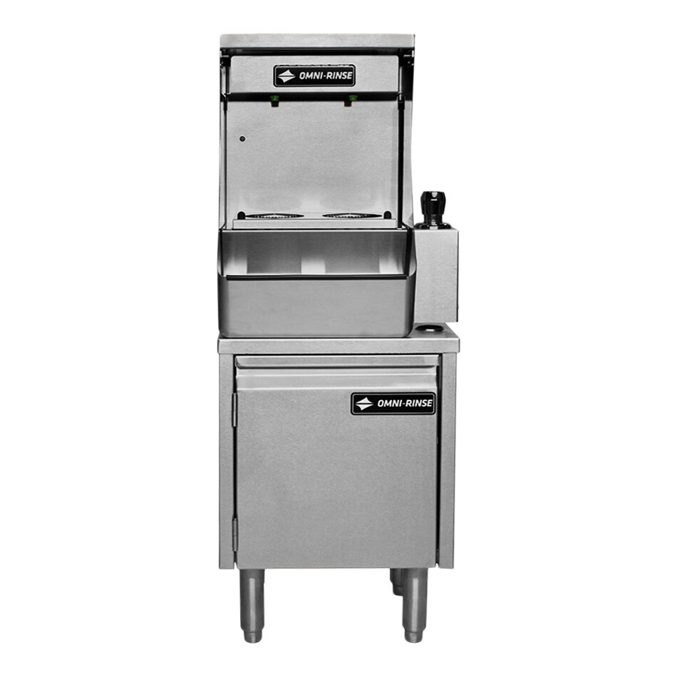 Omni-Rinse BTRS1-TC1 Auto-Rinse Stainless Steel Bar Tool Rinse Station ...