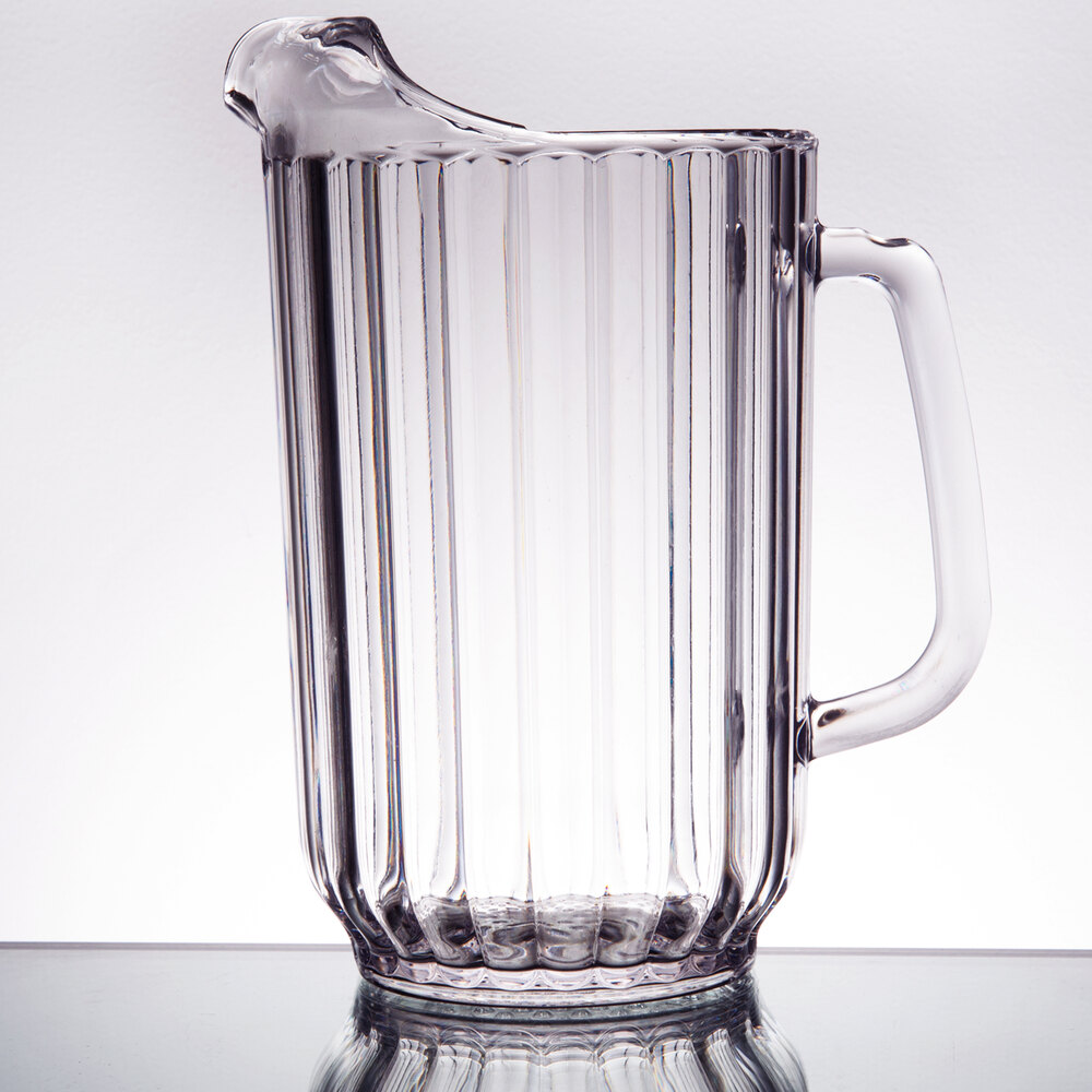 Cambro P480CW135 Camwear 48 oz. Clear Plastic Pitcher