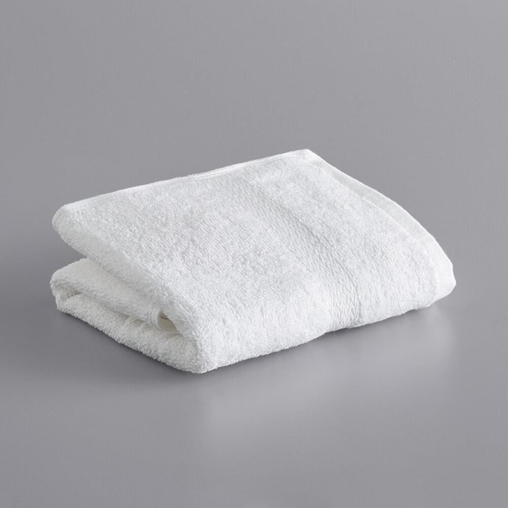 Lavex Premium 16" x 30" 100% Ring-Spun Cotton Hand Towel 4 lb. - Sample