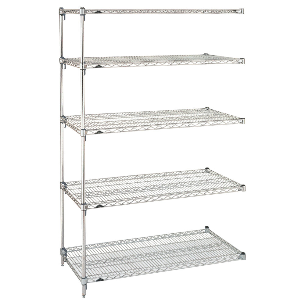Metro 5AA457C Stationary Super Erecta Adjustable 2 Series Chrome Wire ...