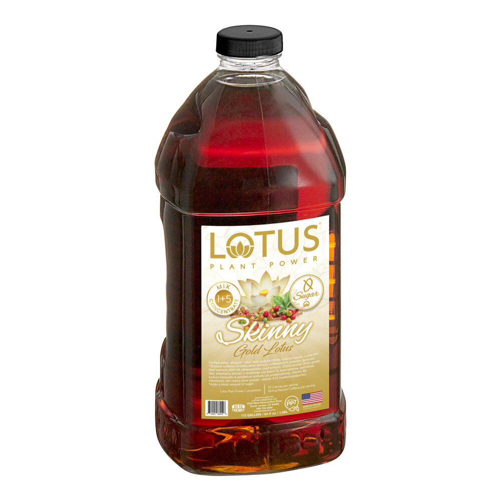 Lotus Plant Power Skinny Sugar-Free Gold Lotus 5:1 Energy Concentrate ...