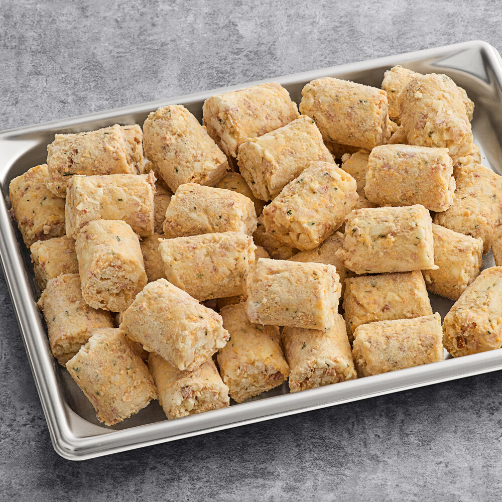 Stone Gate Bacon, Cheddar, and Chive Tater Kegs 1.5 oz. - 106/Case