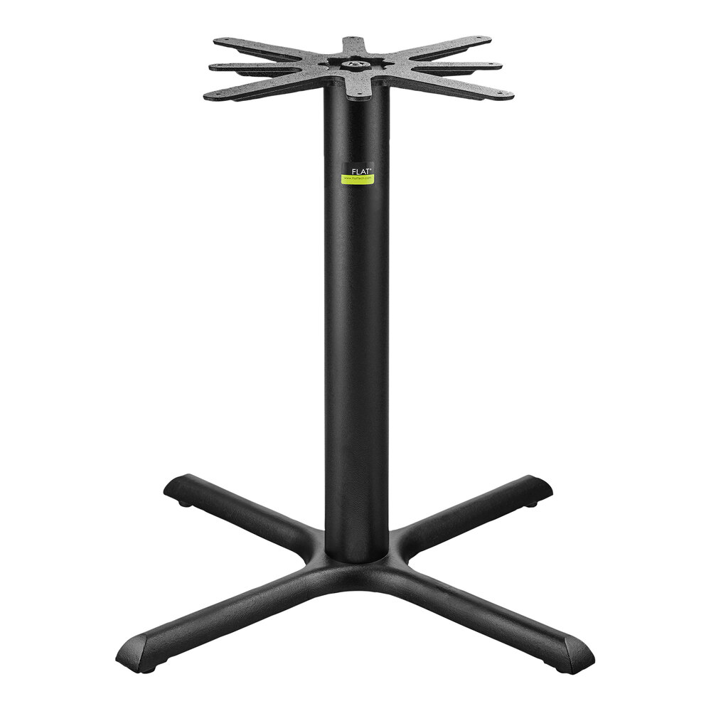 FLAT Tech KX36 36" x 36" Counter Height Self-Stabilizing Black Table Base