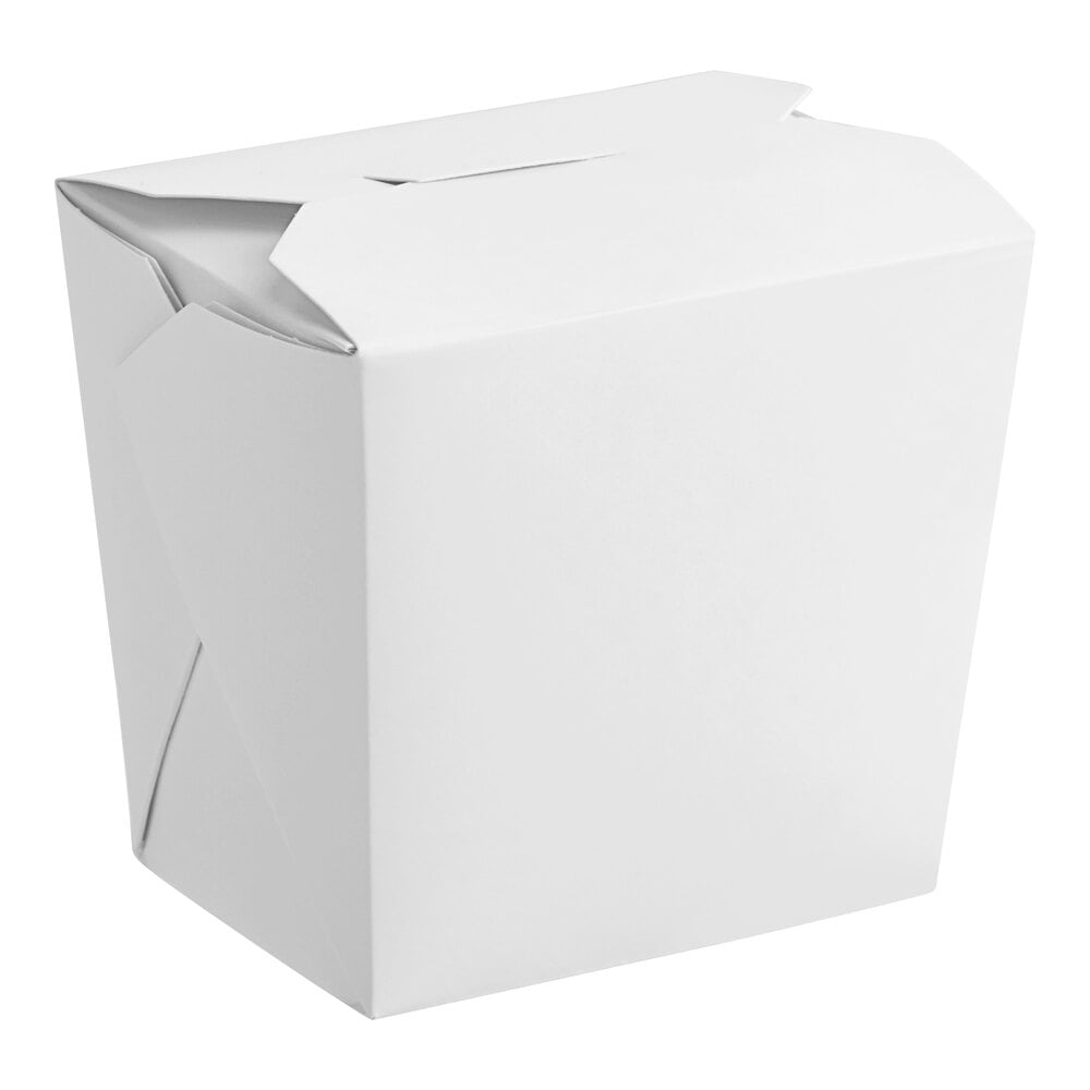 White Paper Take-Out Container - 16 oz., 450/Case