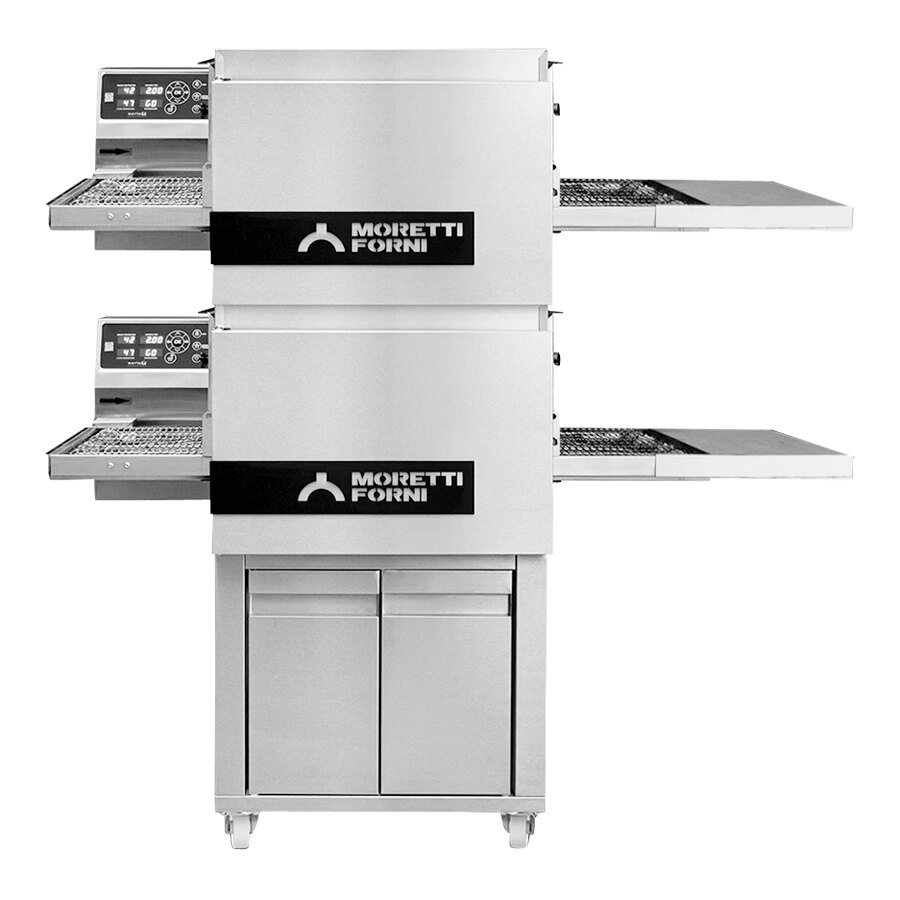 Moretti Forni T64E Electric Ventless Double Stacked Conveyor Oven with ...