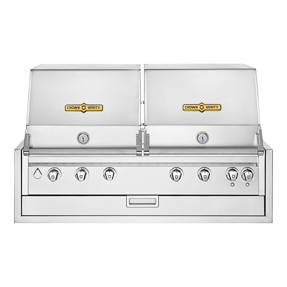 Crown Verity IBI482RDNG-FLT Infinite Series 48" Natural Gas Built-In ...
