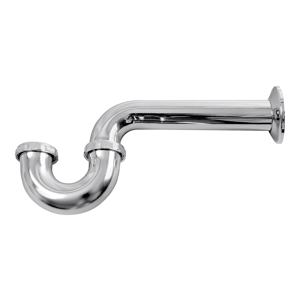 Dearborn by Oatey 714A-1 1 1/4" Low Inlet 17 Gauge Brass P-Trap