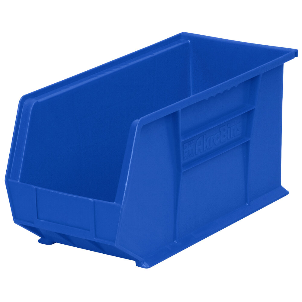 Metro MB30265B Blue Stack Bin 18" x 8 1/4" x 9"