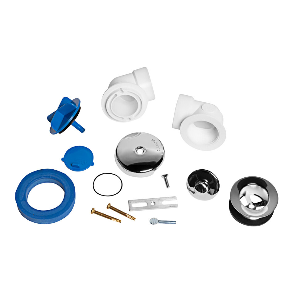 Dearborn by Oatey P7225B Schedule 40 PVC Chrome Finish Bath Waste and ...