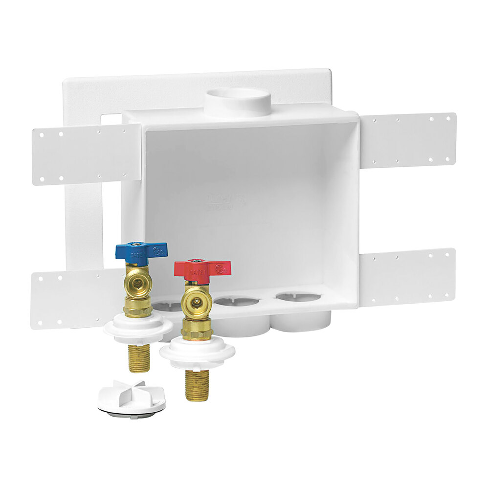 Oatey Quadtro 38550 1/4 Turn Washing Machine Outlet Box