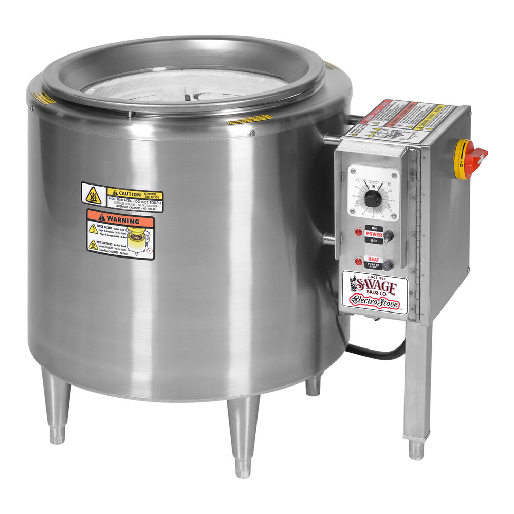 Savage Bros 0101 ElectroStove-20 Electric Candy Stove - 208V, 6900W, 3 ...