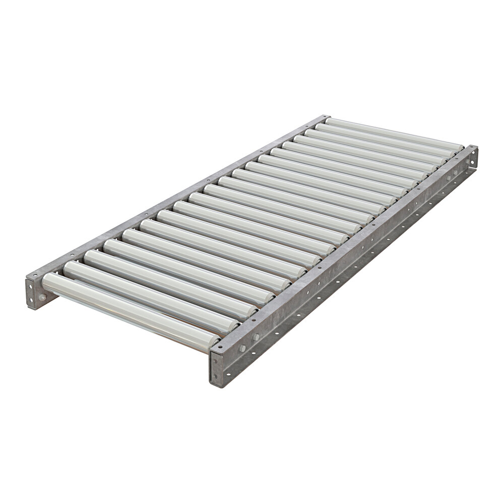 Omni Metalcraft Corp. 22" x 5' Gravity Conveyor with 1 7/8" Galvanized ...