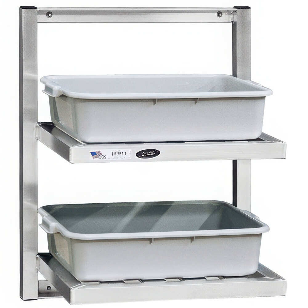 New Age 98272 16" x 24" Aluminum Bus Tub Wall Shelf